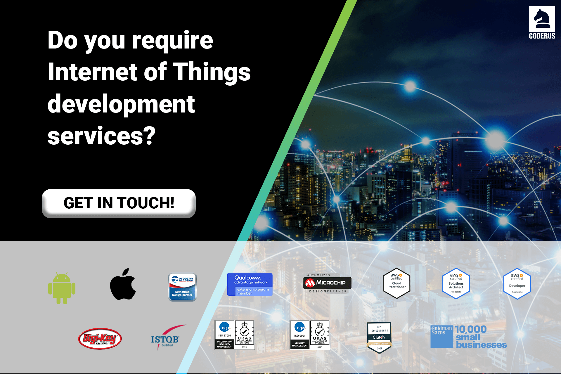 Internet of Things (IoT) Development Services | Coderus IoT Developers