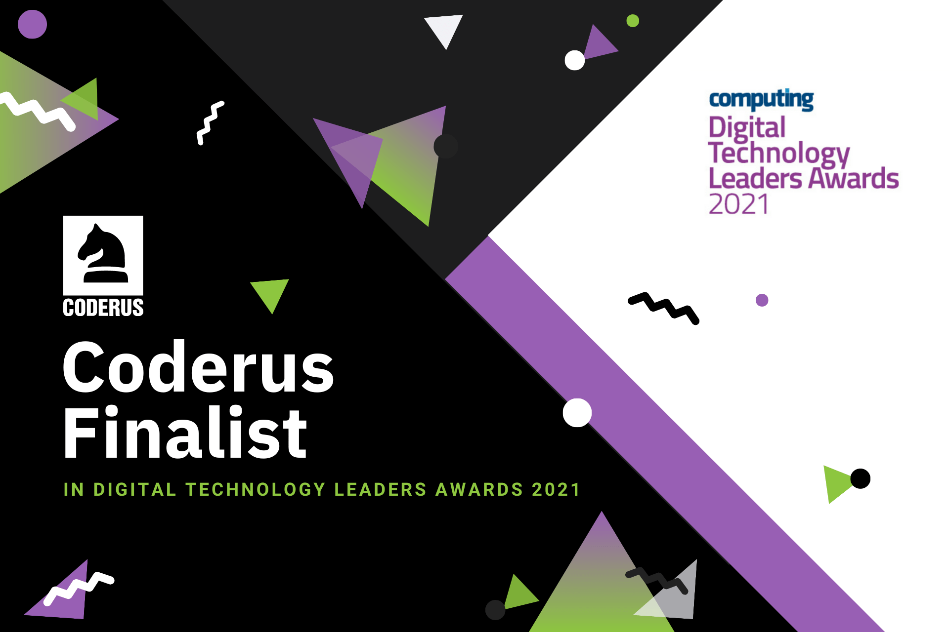 Coderus Shortlisted in Digital Technology Leaders Awards 2021 | Coderus Awards