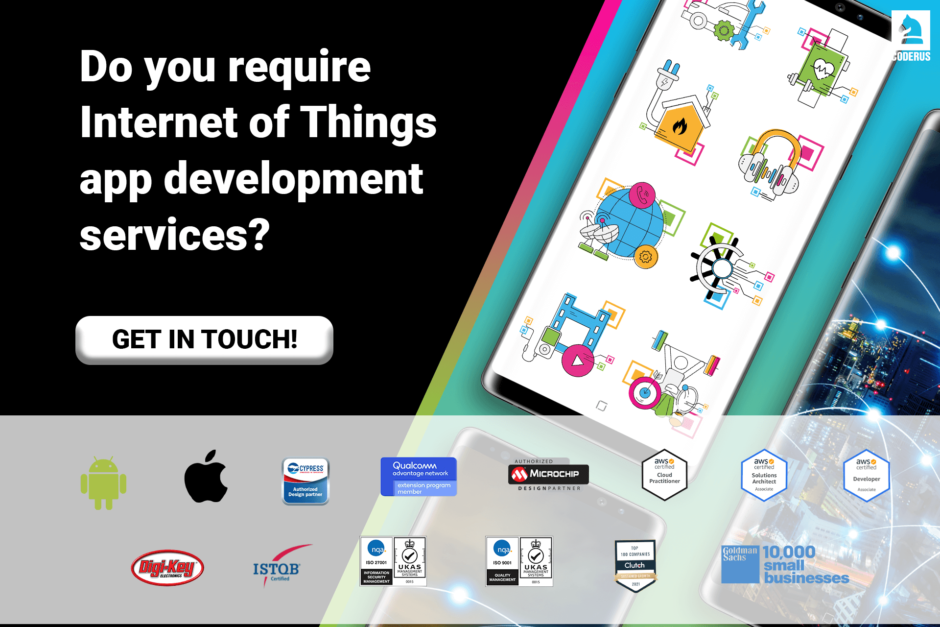 Internet of Things (IoT) App Development Company | Coderus IoT Developers