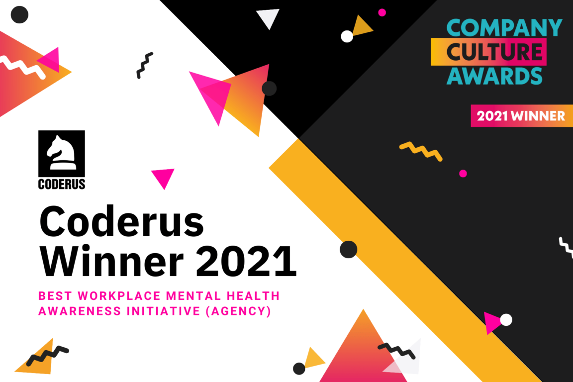 Coderus Awarded Best Workplace Mental Health Awareness Initiative | Coderus Awards